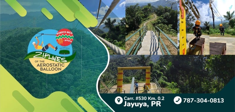 Zipline of the Aerostatic Balloon Puerto Rico | Discover Puerto Rico