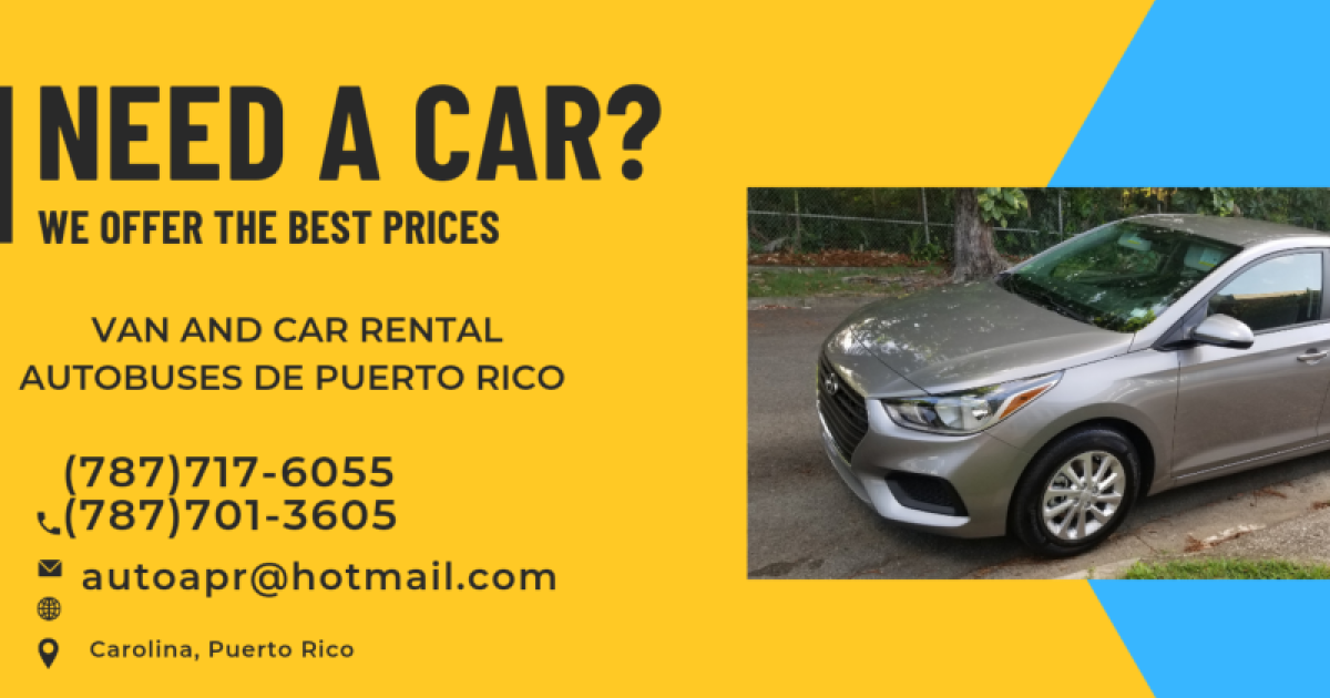 Van and Car Rental by Autobuses de Puerto Rico | Discover Puerto Rico